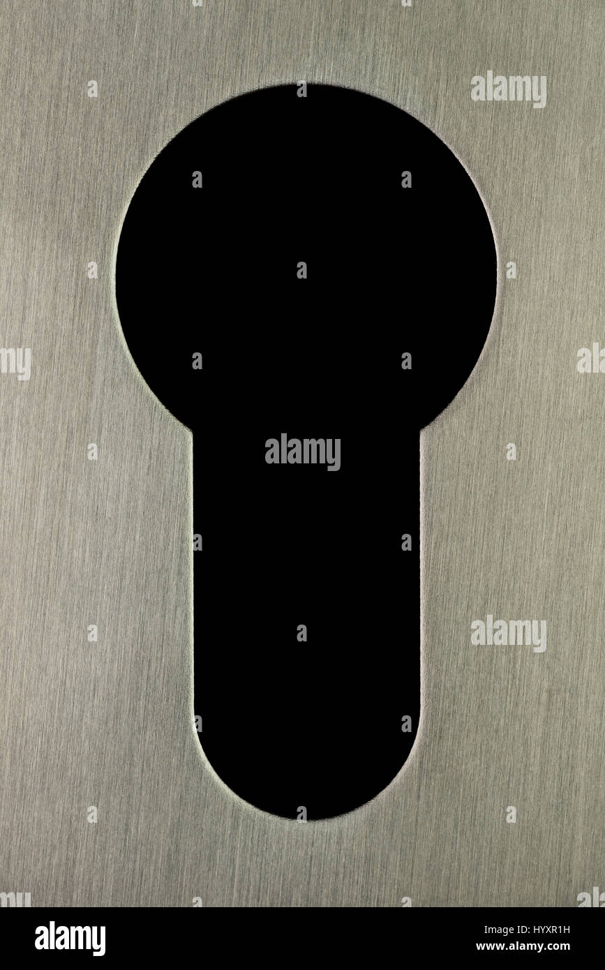 Keyhole features a stainless steel edge looking to a neutral colored ...