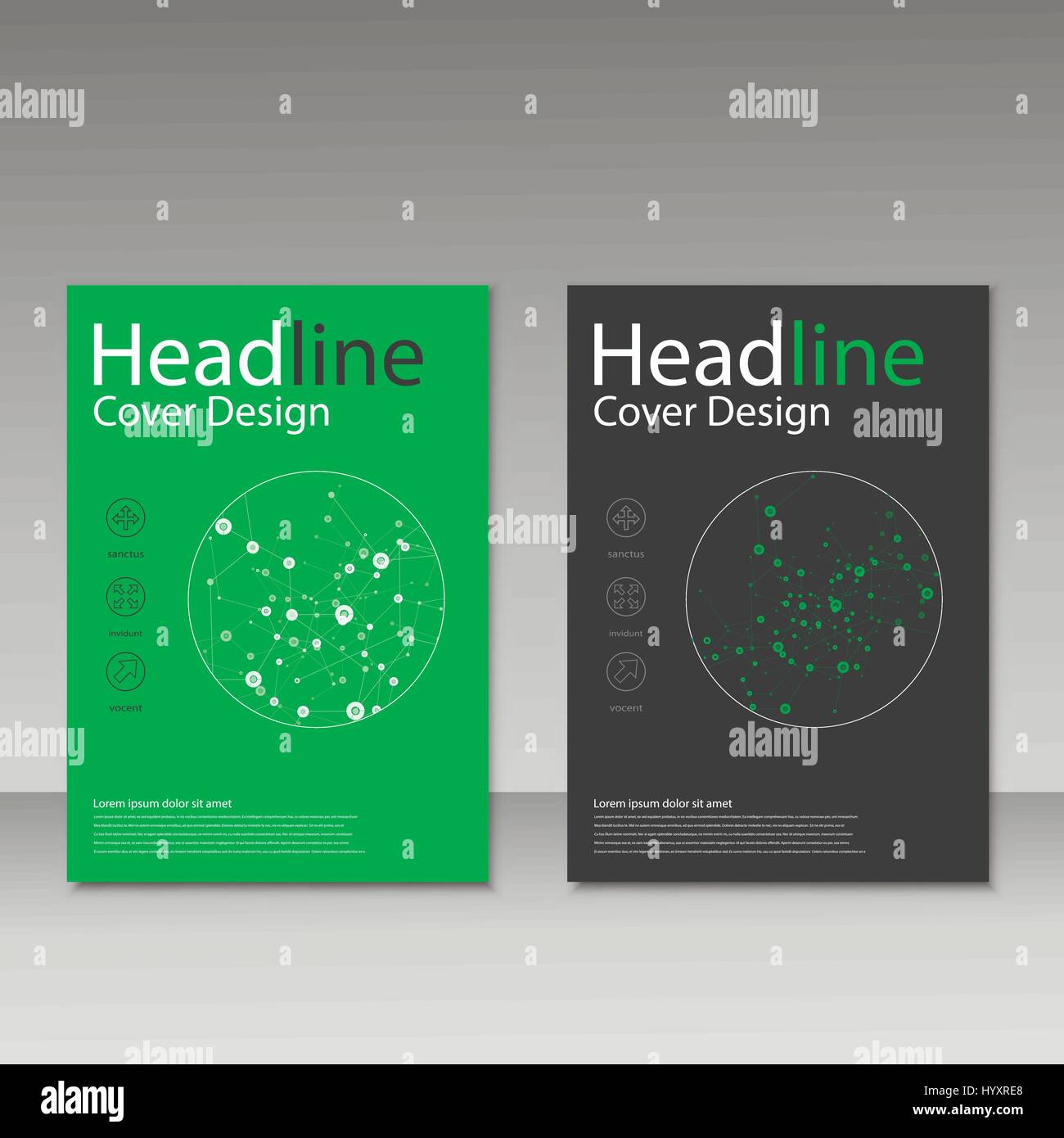 Science vector background. Modern vector templates for brochure, flyer ...