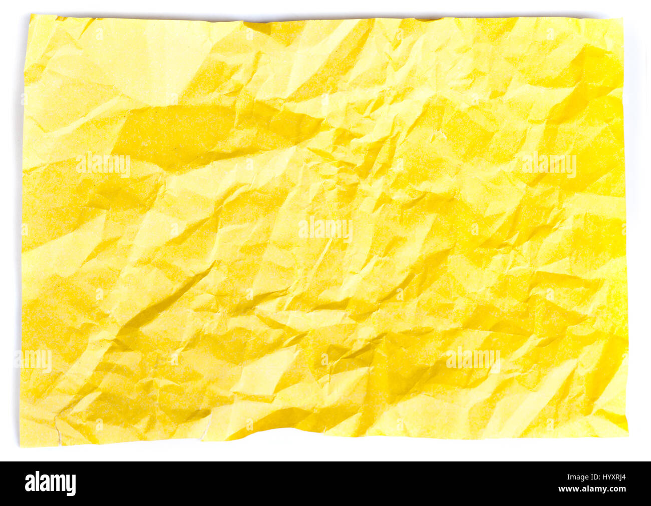 Crumpled paper isolated on white background Stock Photo - Alamy