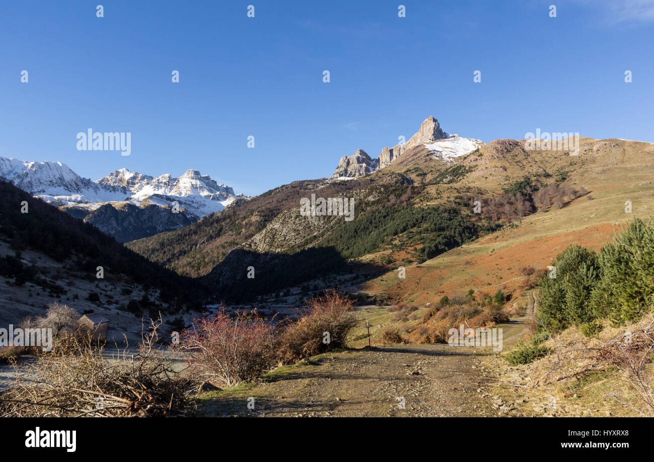 landscape of spanish pyrenees Stock Photo - Alamy