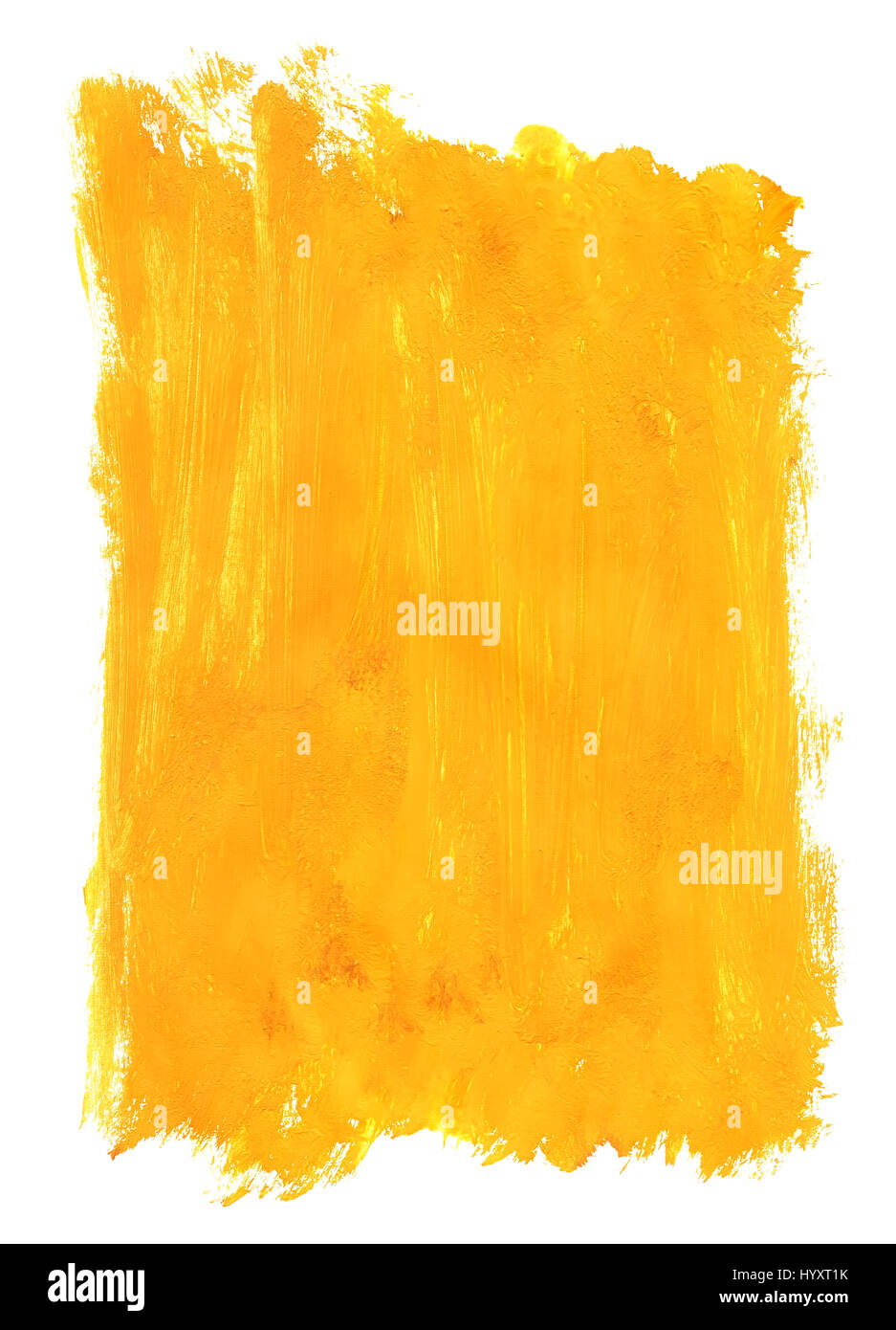 Close up of the yellow paint strokes Stock Photo - Alamy