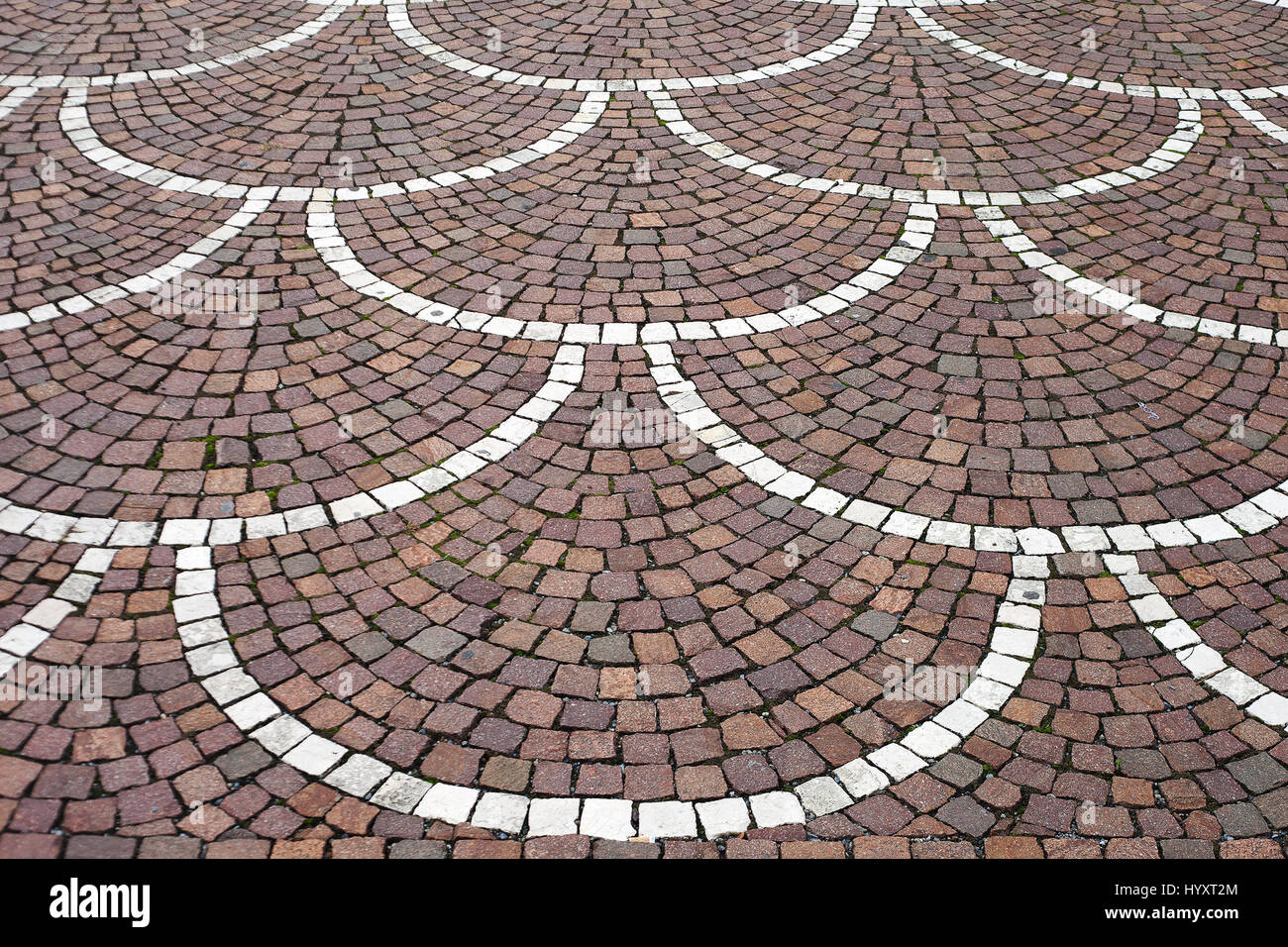 Ornament of granite pavement Stock Photo - Alamy