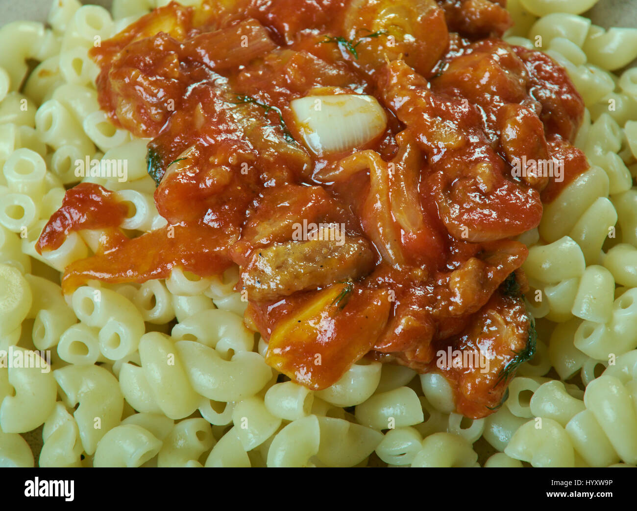 Pasta c’anciova - Traditional Sicilian pasta Stock Photo - Alamy