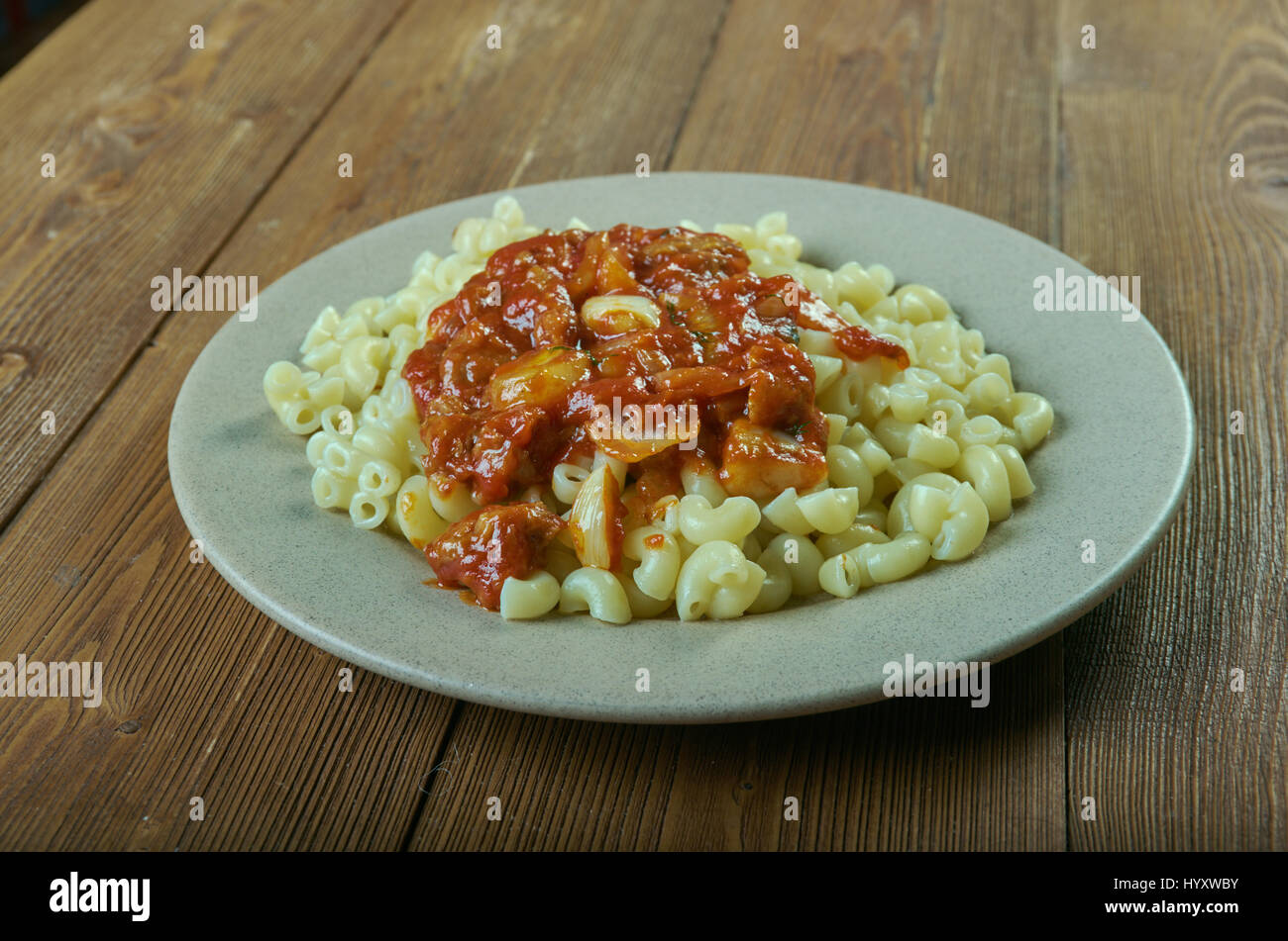 Pasta c’anciova - Traditional Sicilian pasta Stock Photo - Alamy