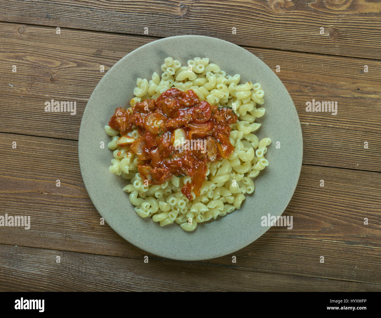Pasta c’anciova - Traditional Sicilian pasta Stock Photo - Alamy