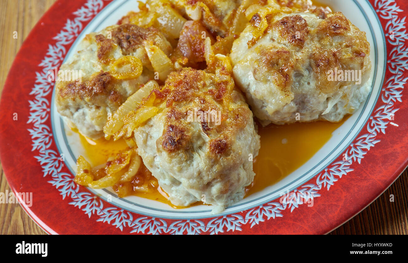 Welsh Meatballs Ffagodau Stock Photo - Alamy
