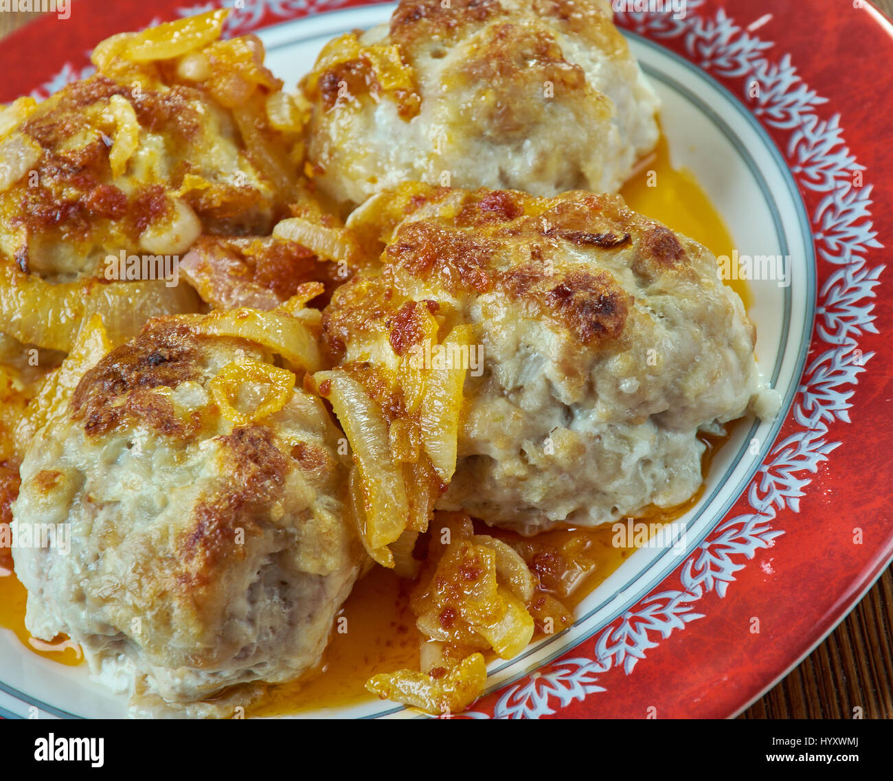 Welsh Meatballs Ffagodau Stock Photo - Alamy