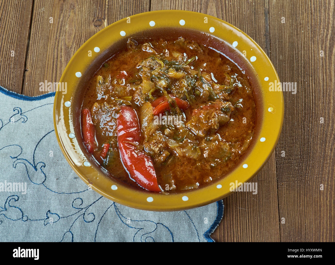 Basque Lamb Stew .French cuisine Stock Photo - Alamy