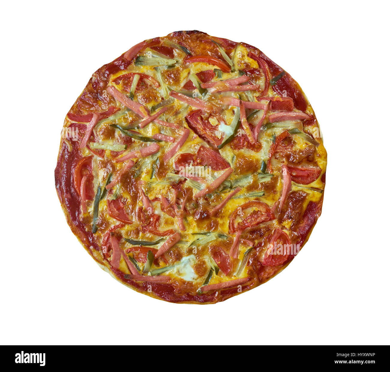 pizza romana.Roman-style pizza Stock Photo - Alamy