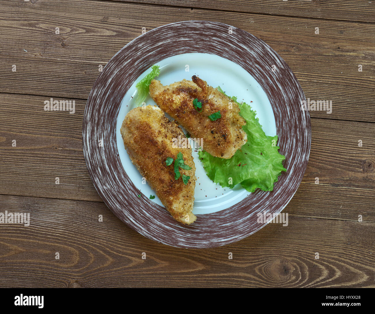 White House" Crisp Baked Chicken Stock Photo - Alamy