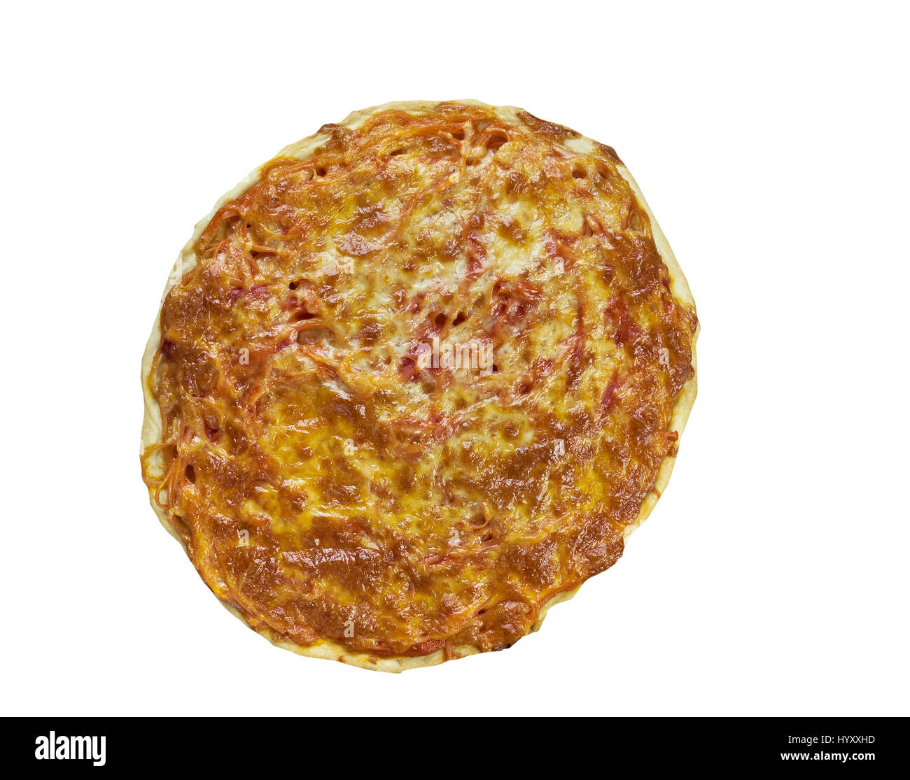 pizza ghetti fast food province of Quebec,accompanied by a small ...