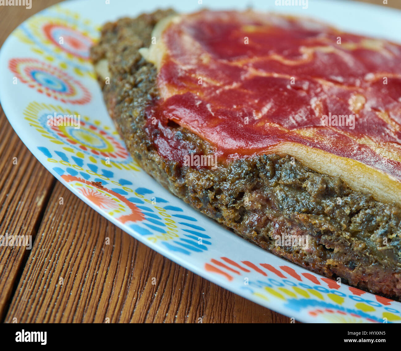 liver cake. home cooking close up Stock Photo - Alamy