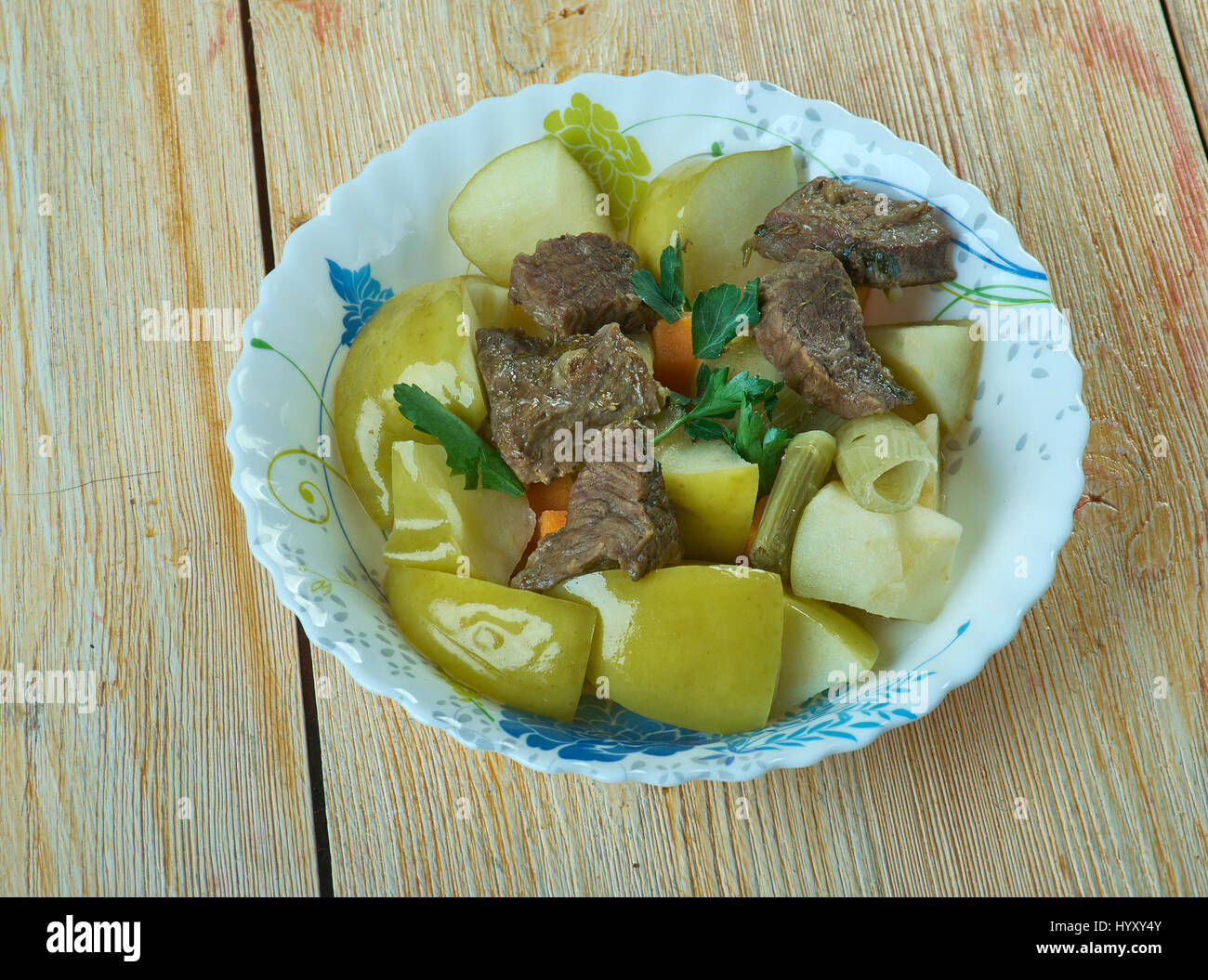 Ayvalı Kuzu Eti. lamb with quince, Turkish dish Stock Photo - Alamy