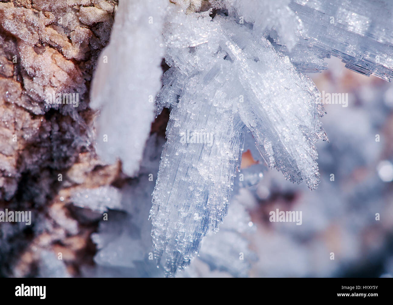 Cave crystals rock interior hi-res stock photography and images - Alamy