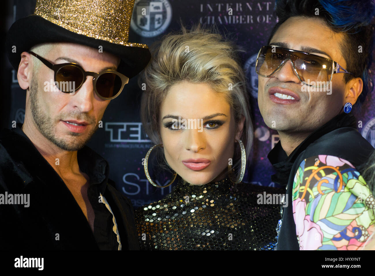 Kenn Gray, Ava Capra and DeJesus at Opening Reception for Style Fashion ...