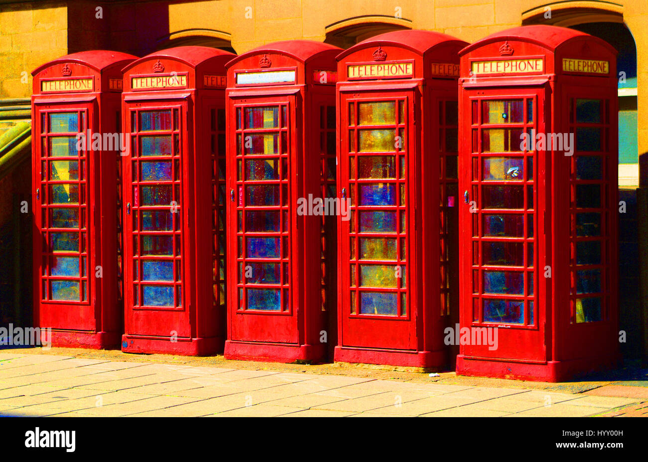 Callbox cluster hi-res stock photography and images - Alamy