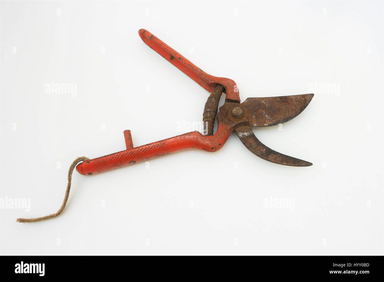 Rusty pruning shears Stock Photo - Alamy