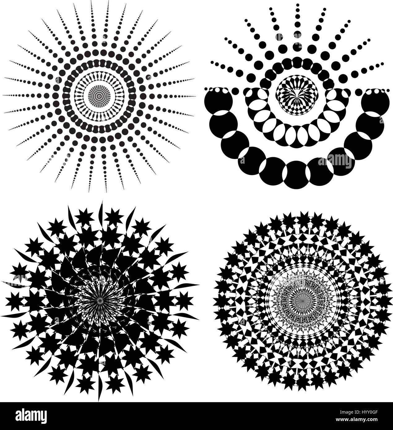 Round ornament hi-res stock photography and images - Alamy