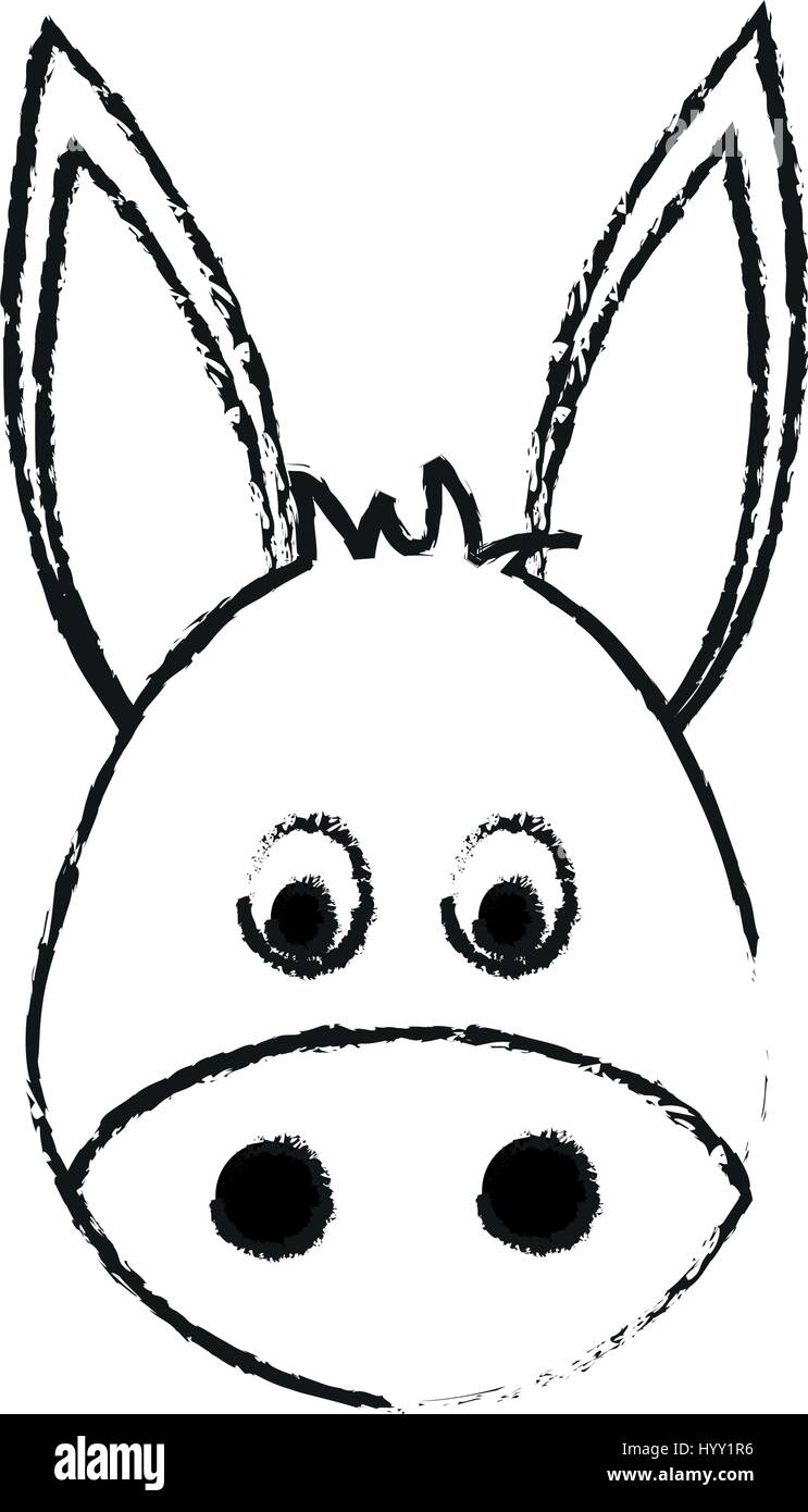 donkey cute animal cartoon icon image Stock Vector Image & Art - Alamy