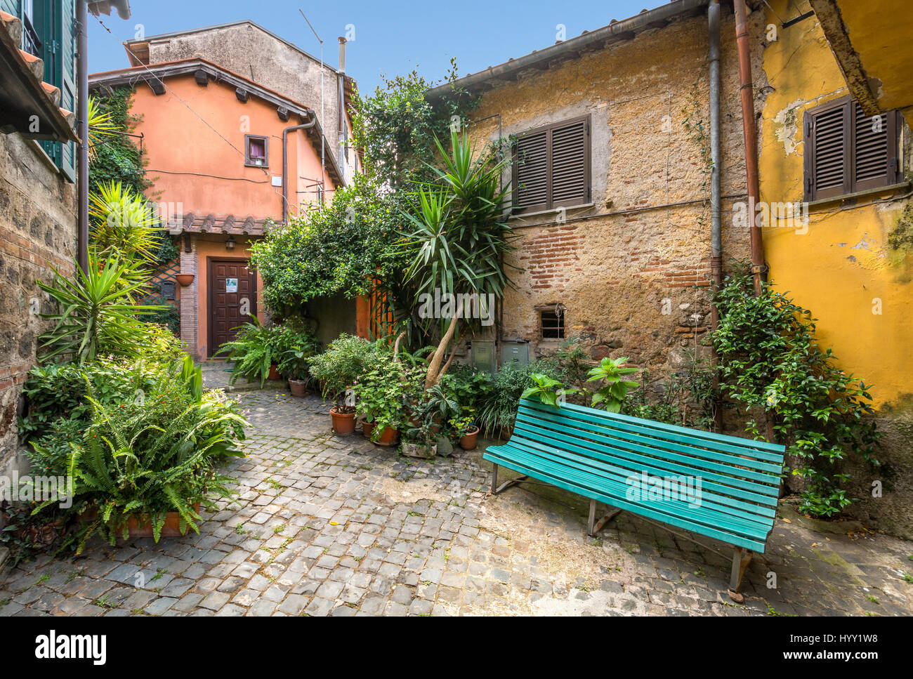 Scenic sight in Nemi, Rome Province, Lazio Stock Photo - Alamy