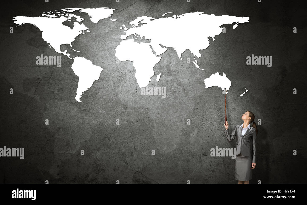Controlling the whole world Stock Photo - Alamy