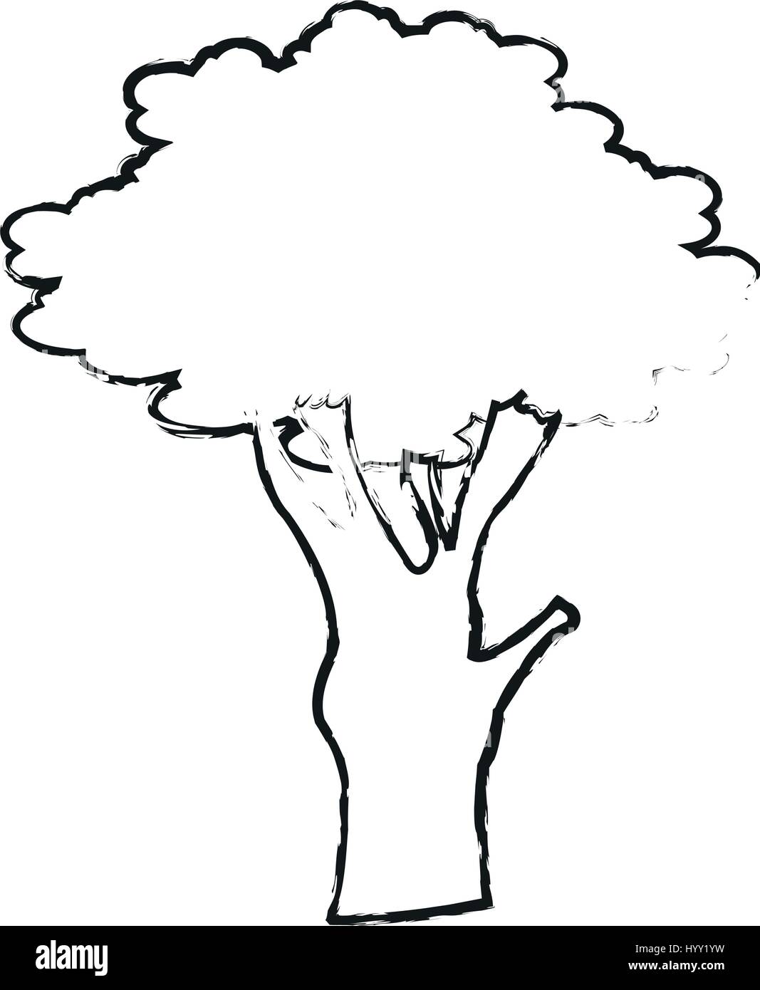 single tree icon image Stock Vector Image & Art - Alamy