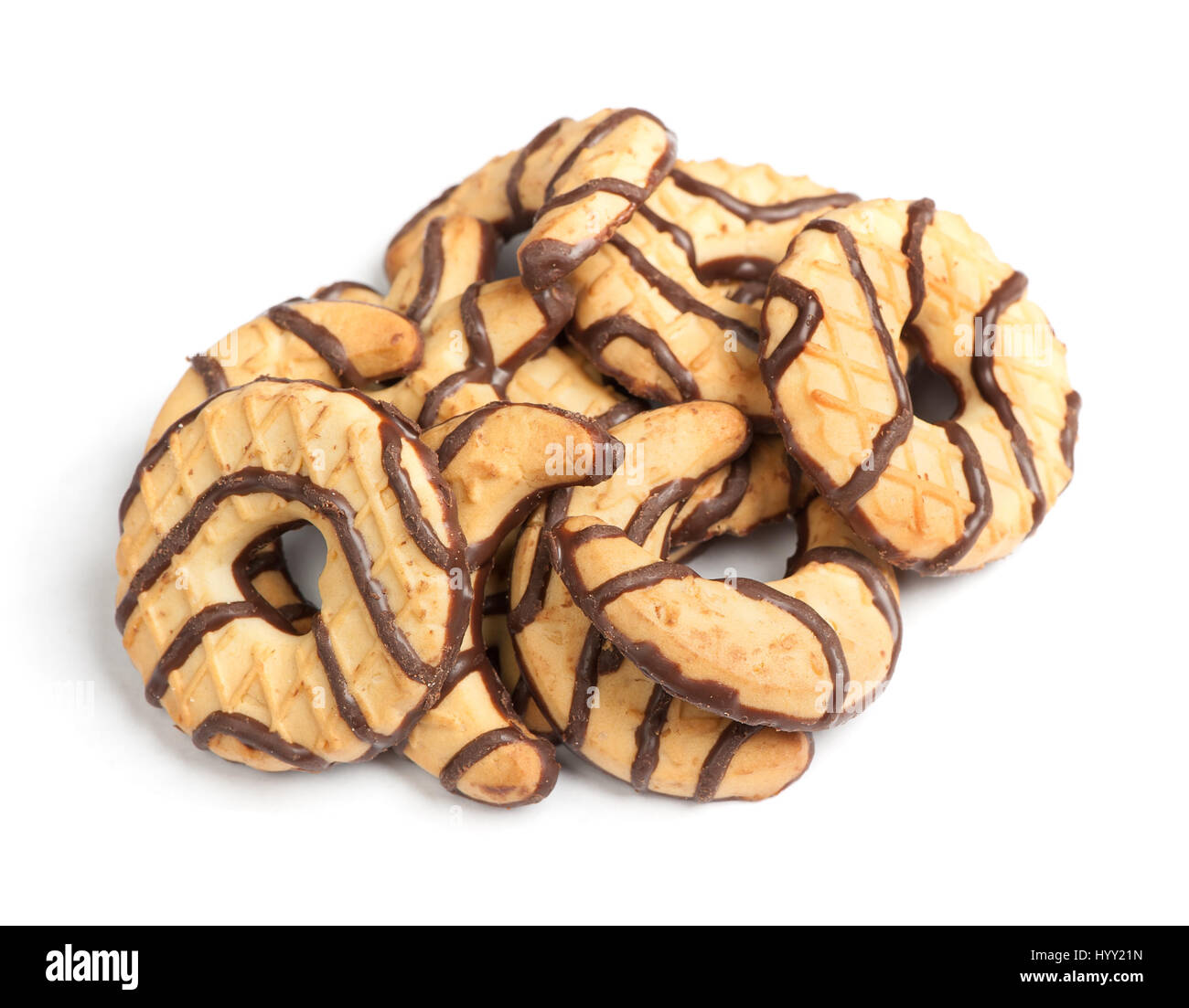 Group cookies chocolate glazed hi-res stock photography and images - Alamy