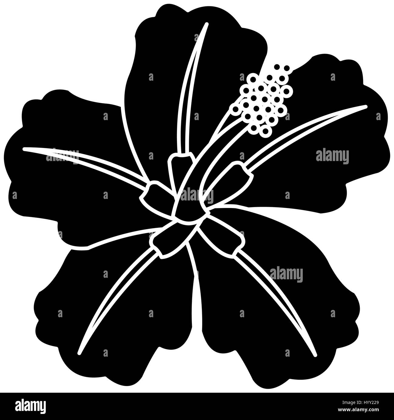 tropical flower icon image Stock Vector Image & Art - Alamy