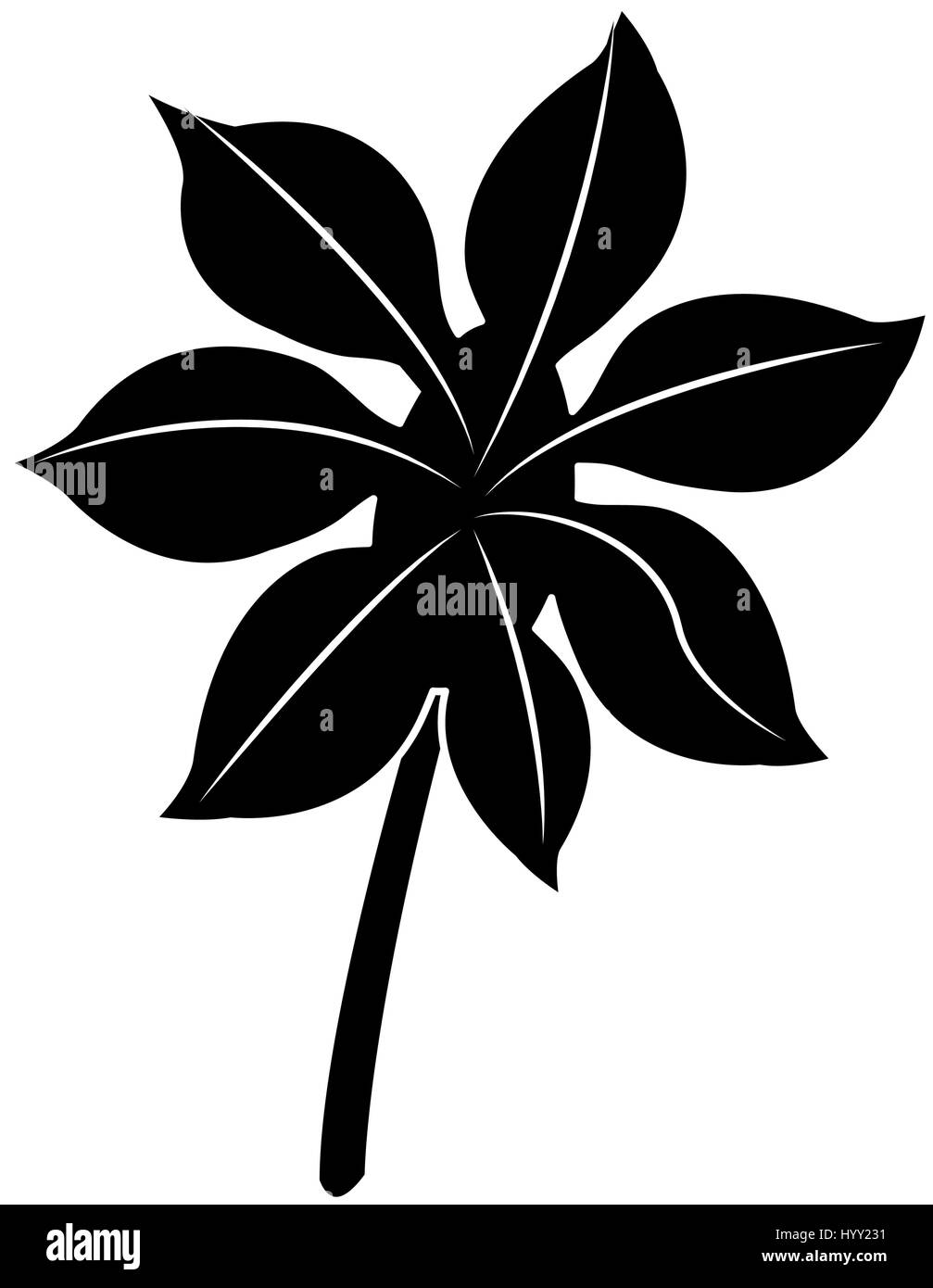 single leaf icon image Stock Vector Image & Art - Alamy