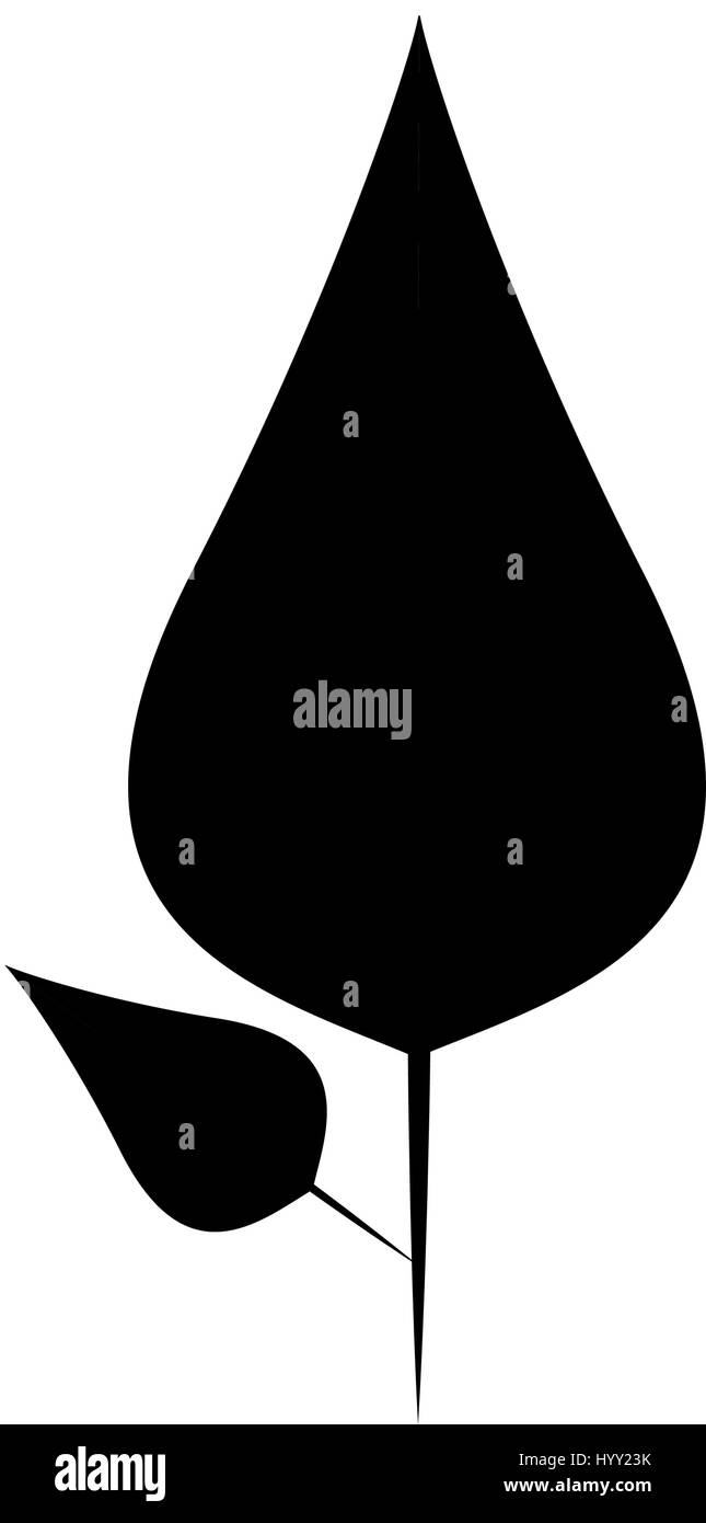 single leaf icon image Stock Vector Image & Art - Alamy