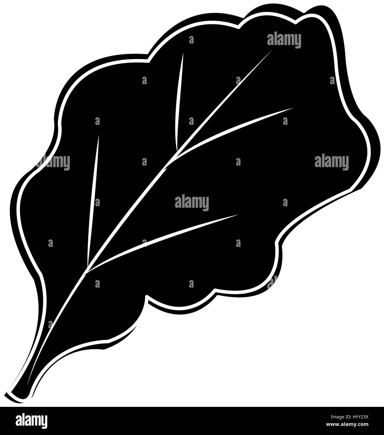 single leaf icon image Stock Vector Image & Art - Alamy