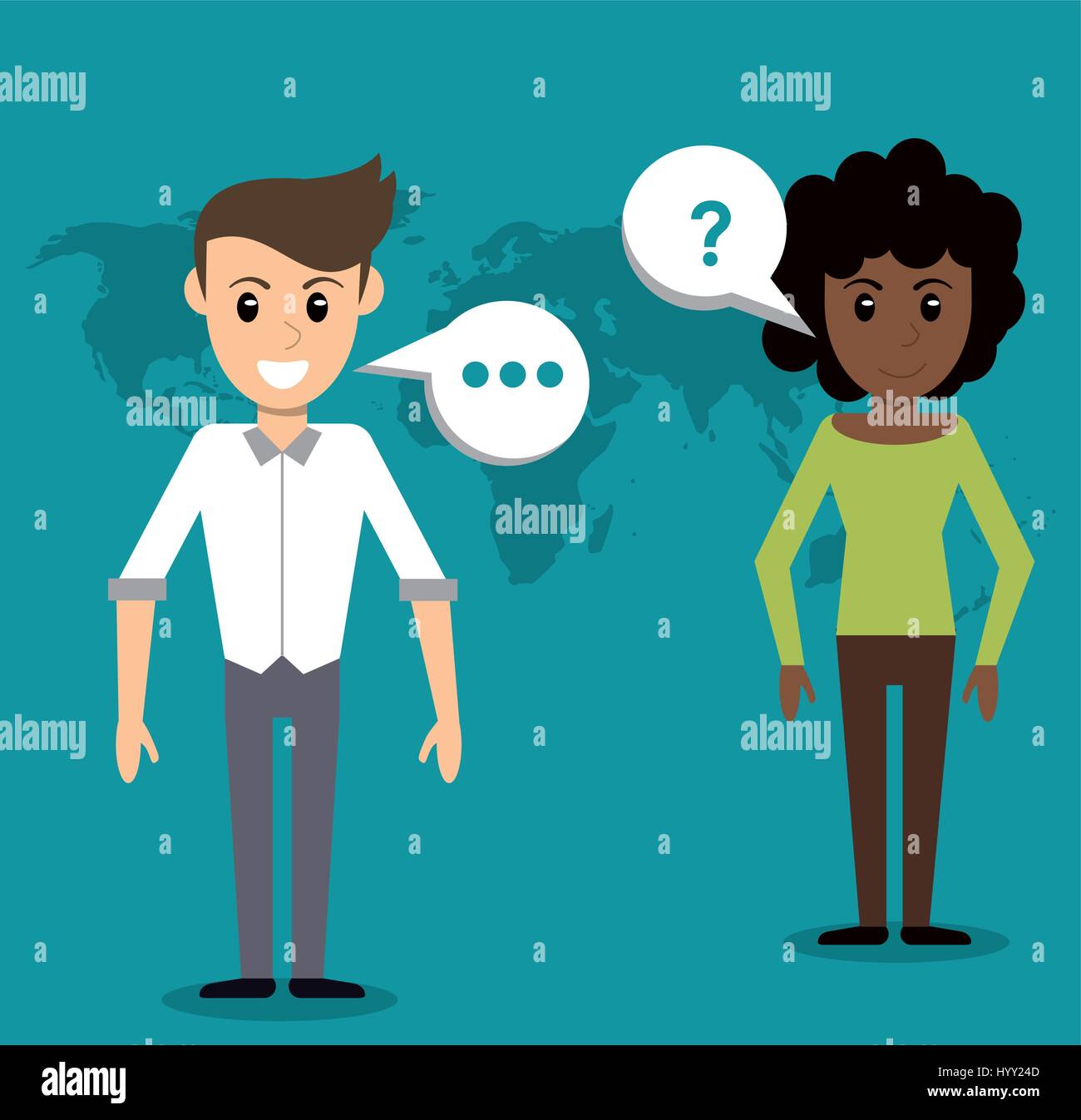 people communication talking world Stock Vector Image & Art - Alamy