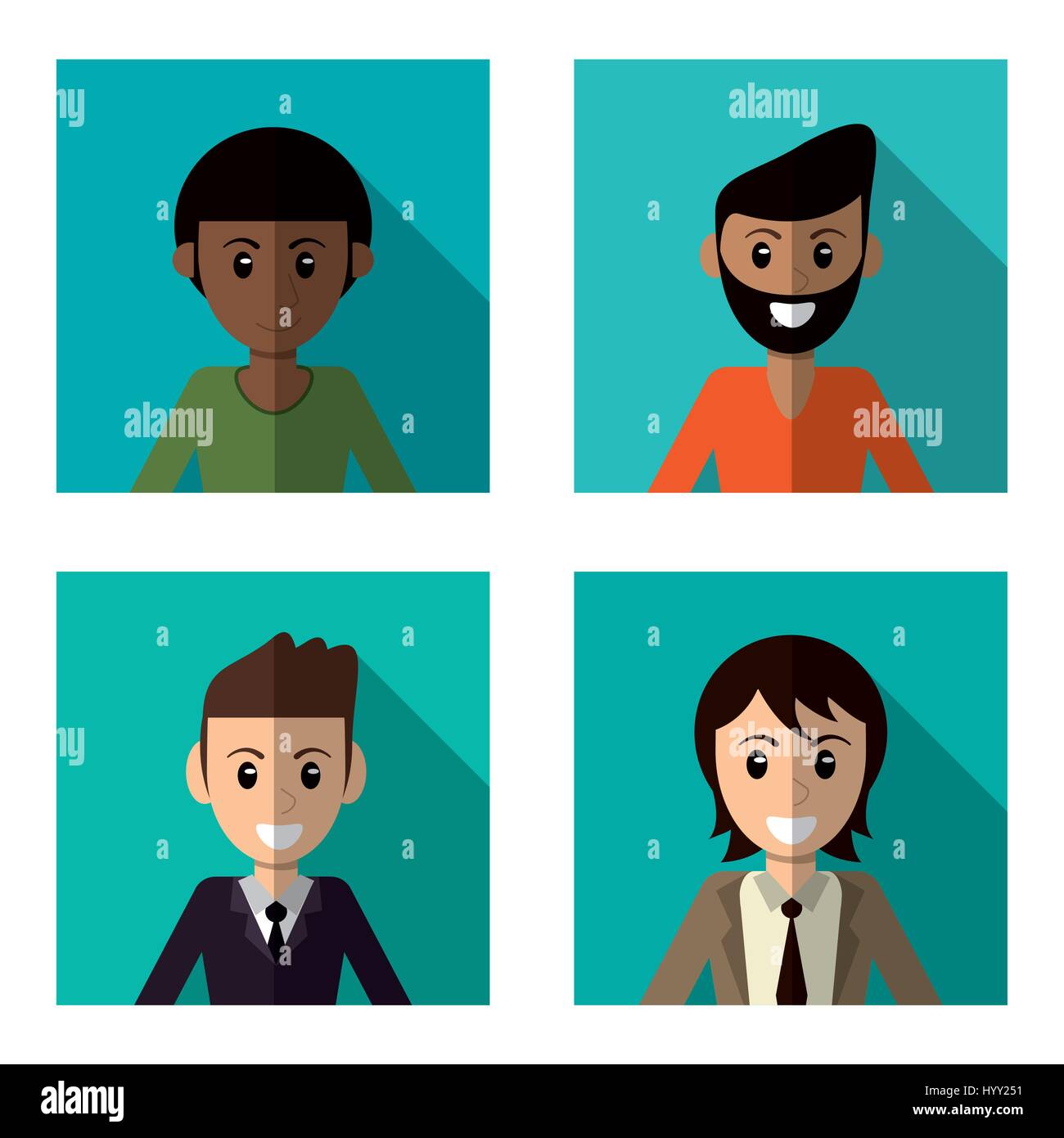 set character male smile Stock Vector Image & Art - Alamy