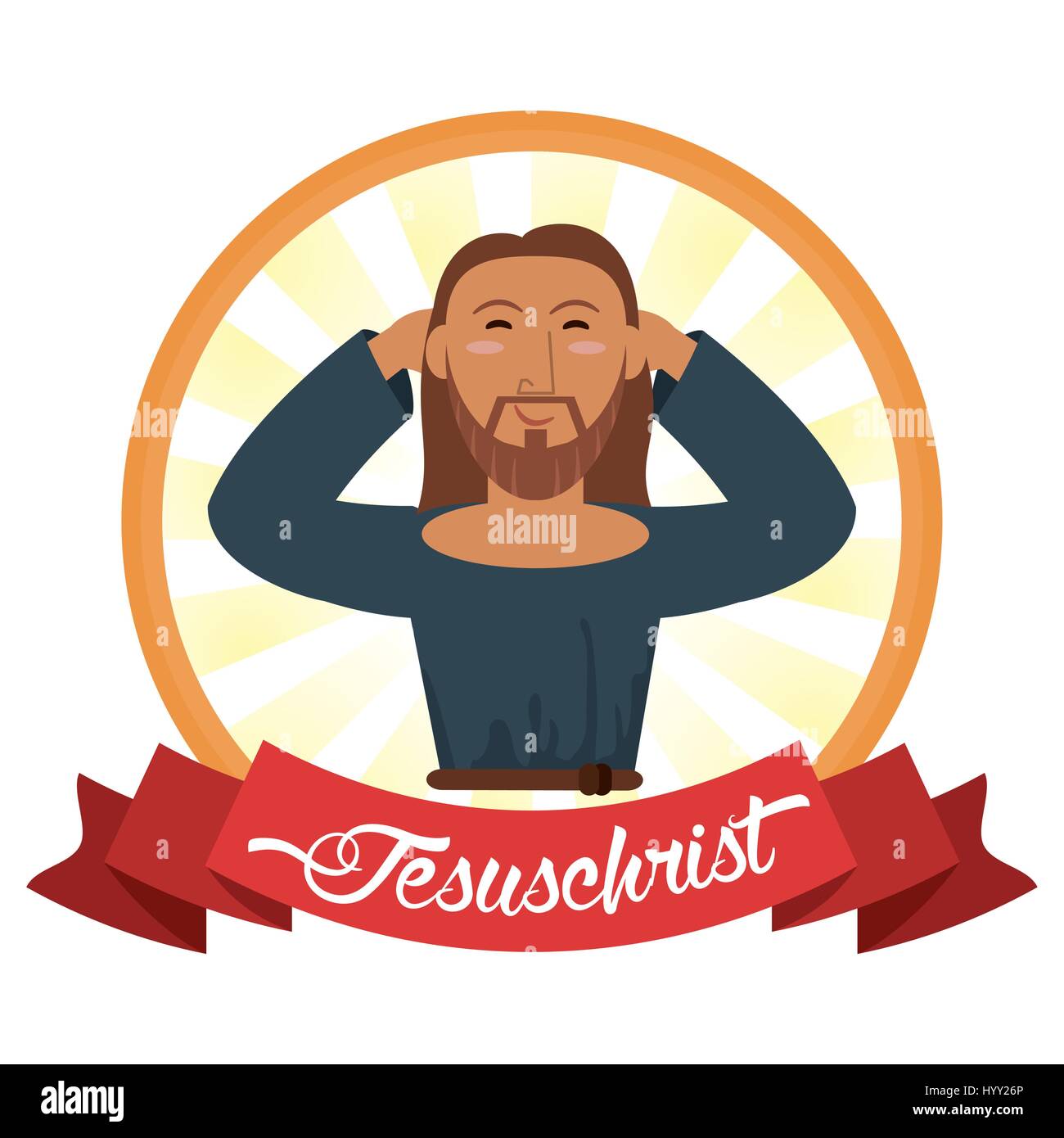 jesus christ religious symbol Stock Vector Image & Art - Alamy