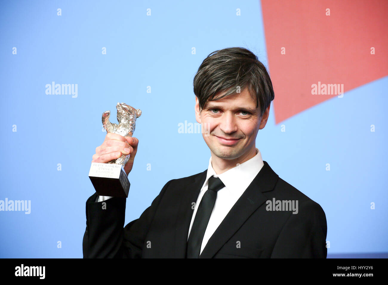 Berlin, Germany, February 14th, 2015: Berlinale Golden Bear award ...