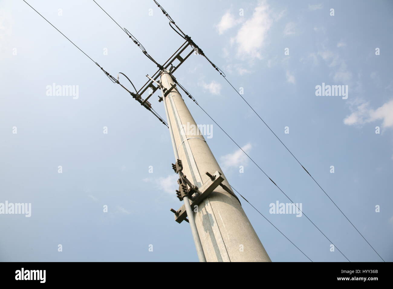 High tension pole hi-res stock photography and images - Alamy