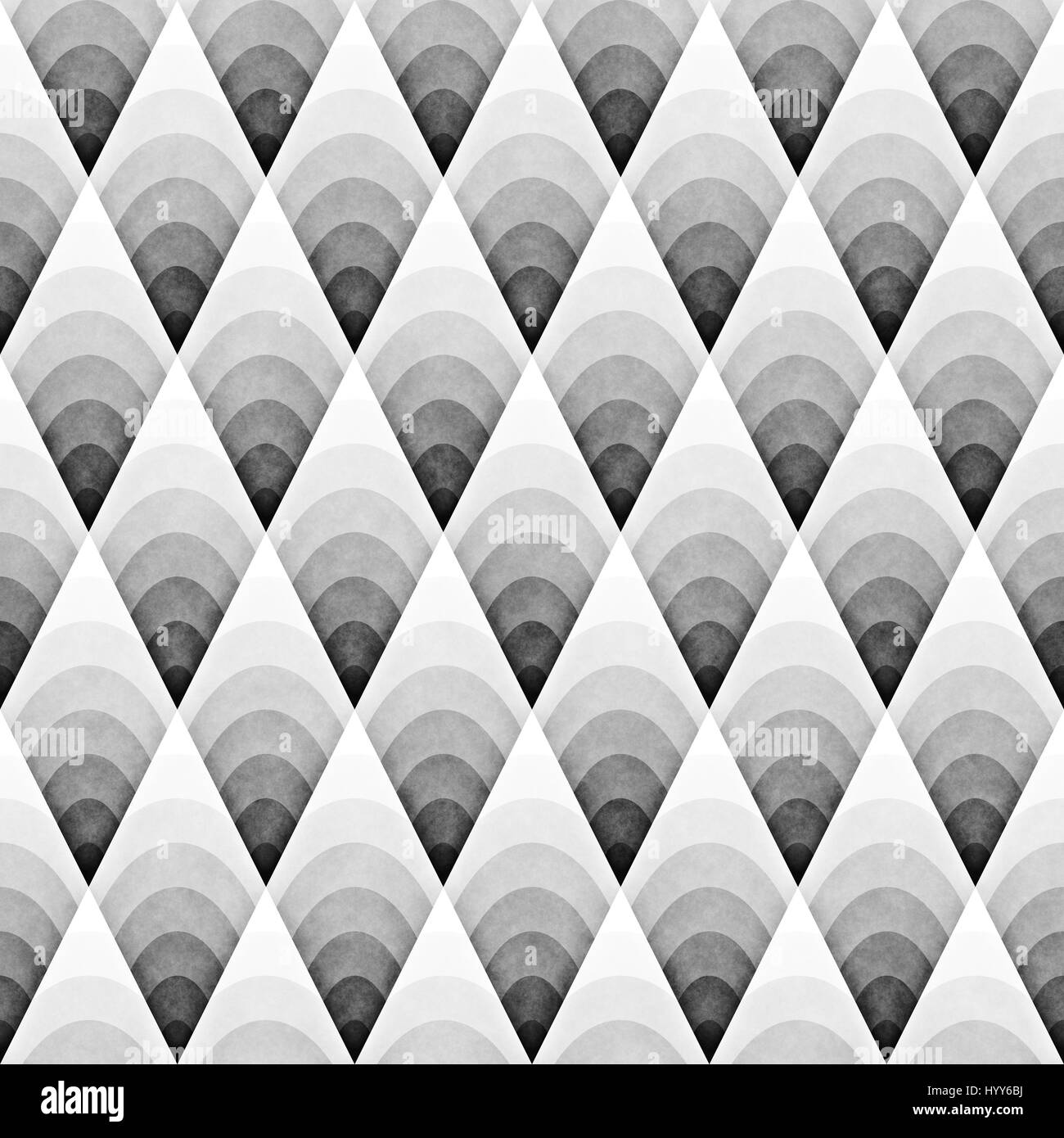 Seamless Gradient Rhombus Grid Pattern. Retro Monochrome Texture ...