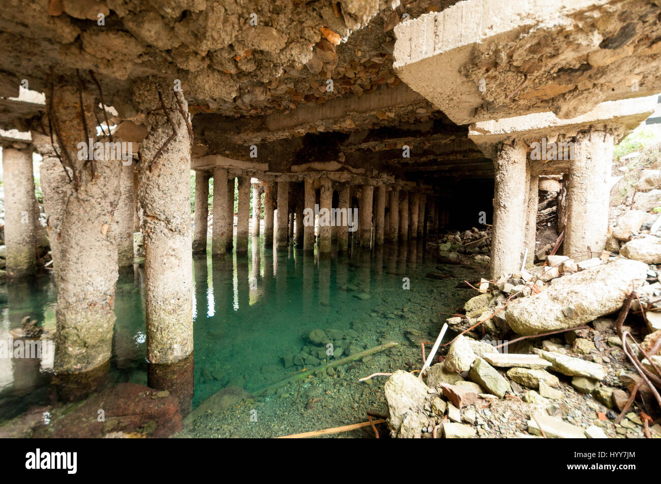 JAPAN: EERIE images have revealed the crumbling remains of the ...