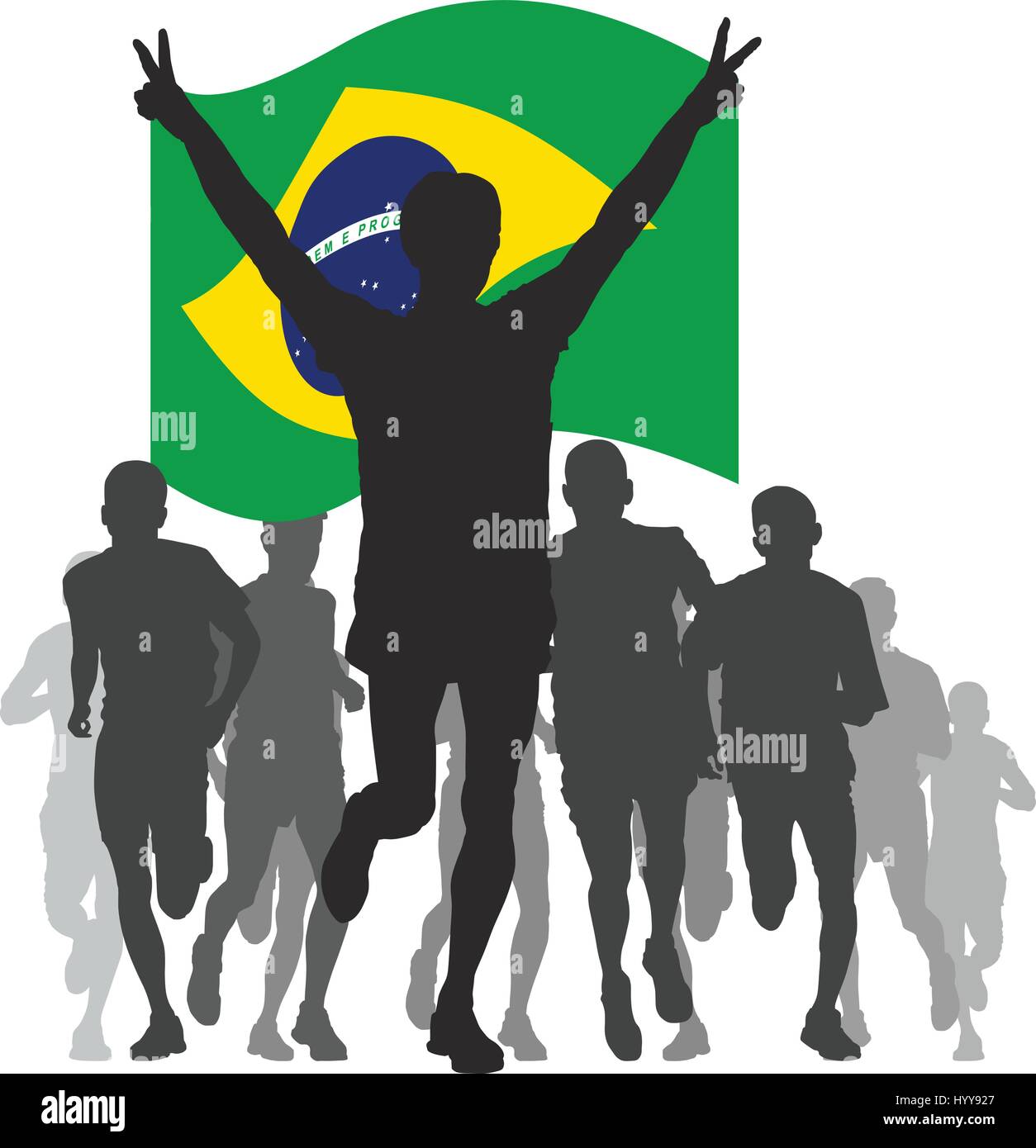 Race brazil Stock Vector Images - Alamy
