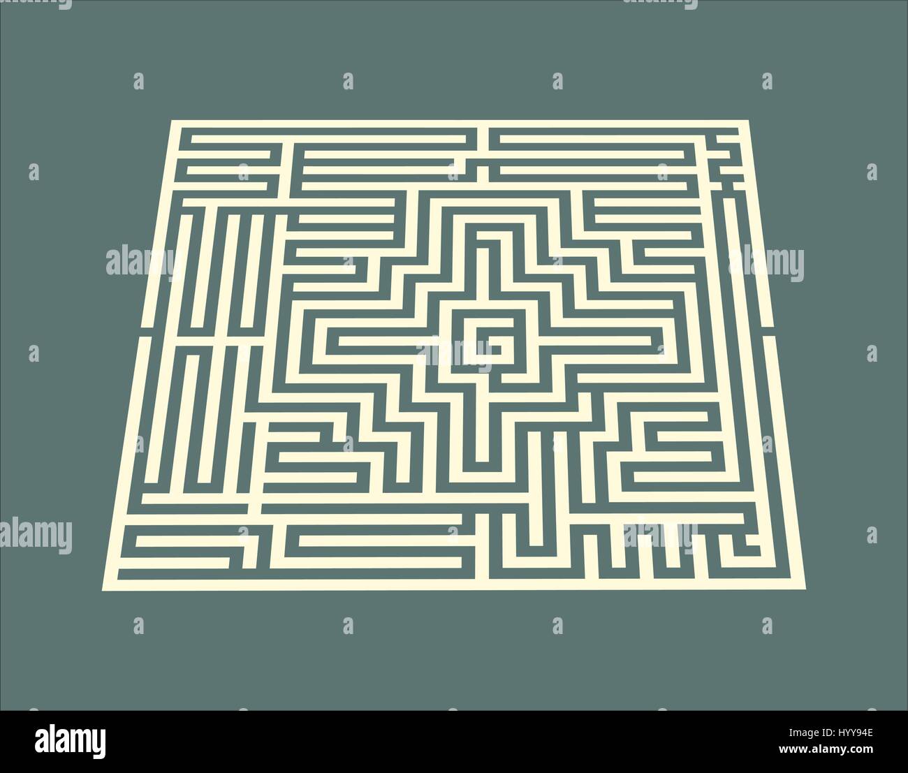View of the labyrinth Stock Vector Image & Art - Alamy