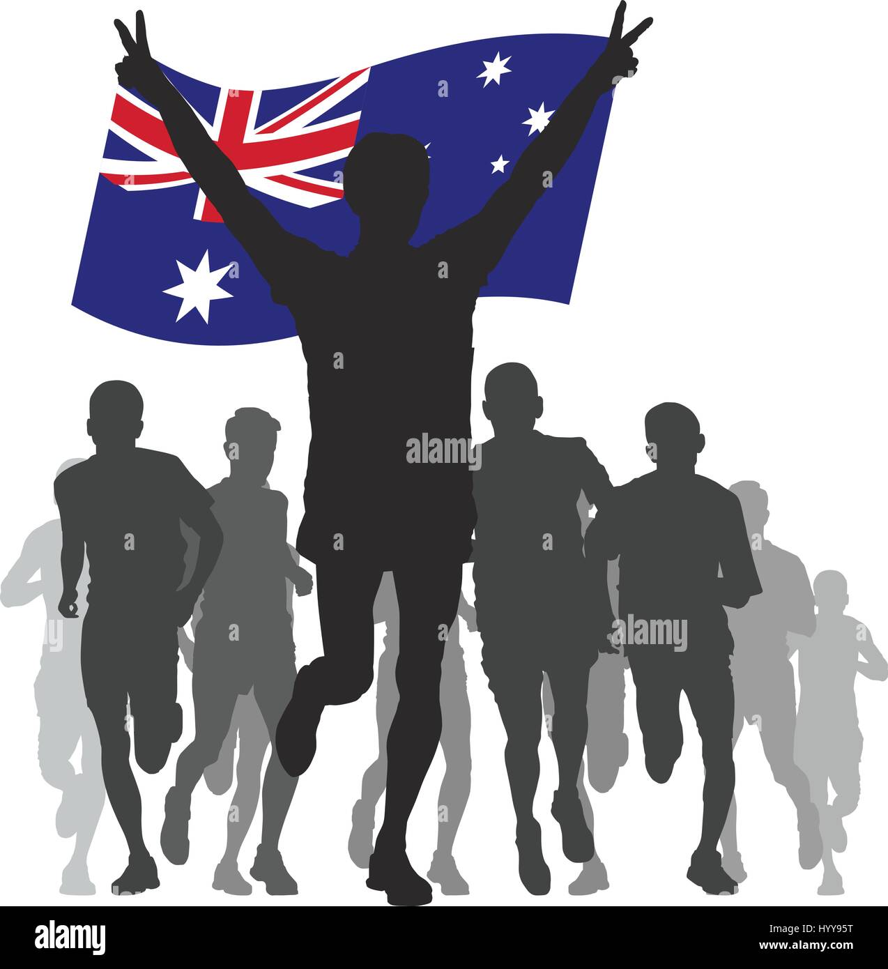 Australia athletics Stock Vector Images - Alamy