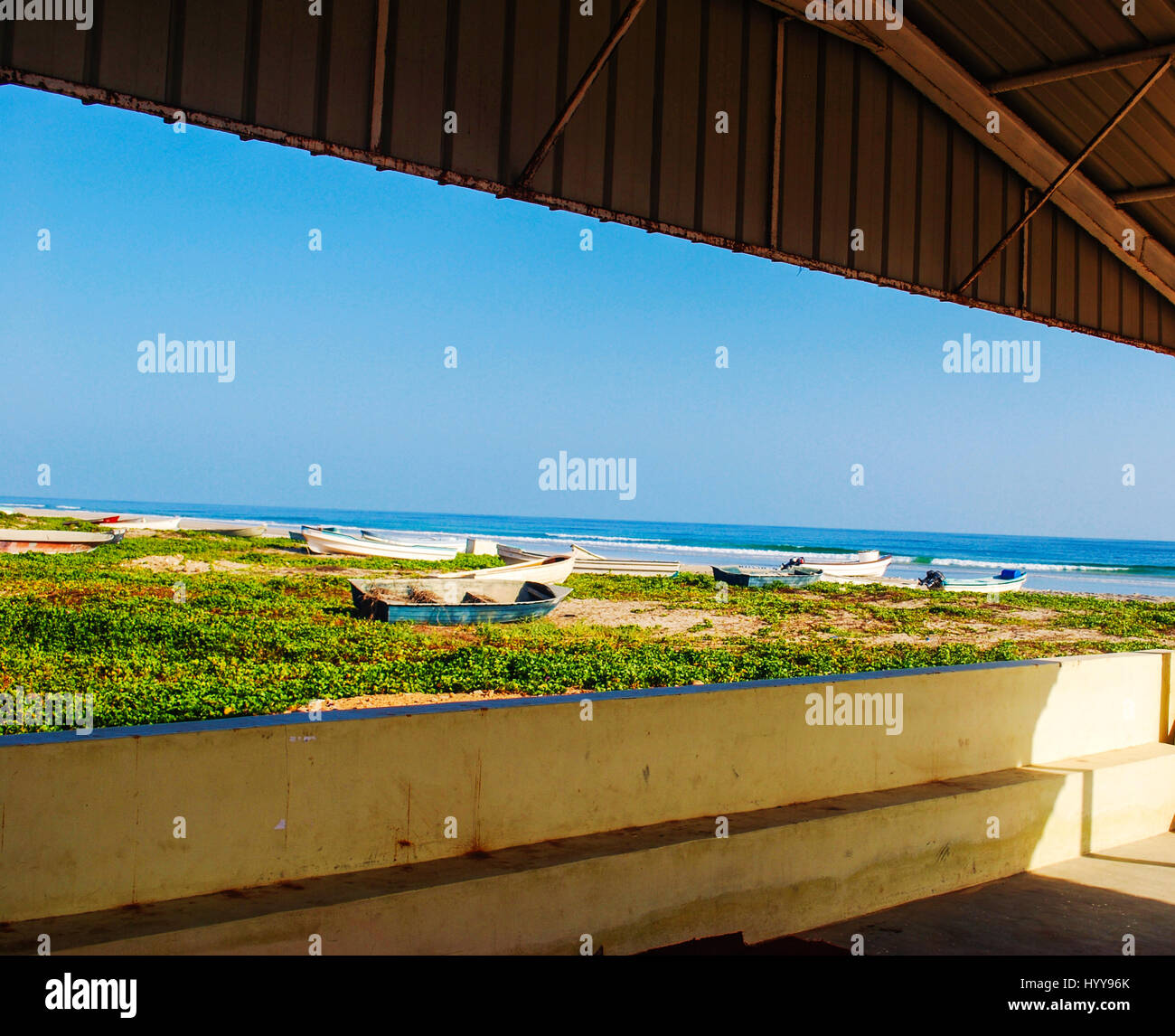 A fascinating view of the beach Stock Photo - Alamy