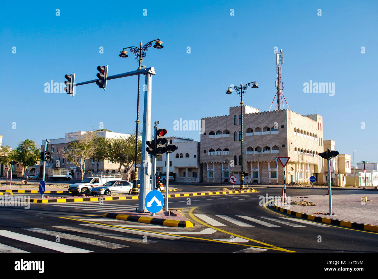 Traffic signals in the city Stock Photo - Alamy