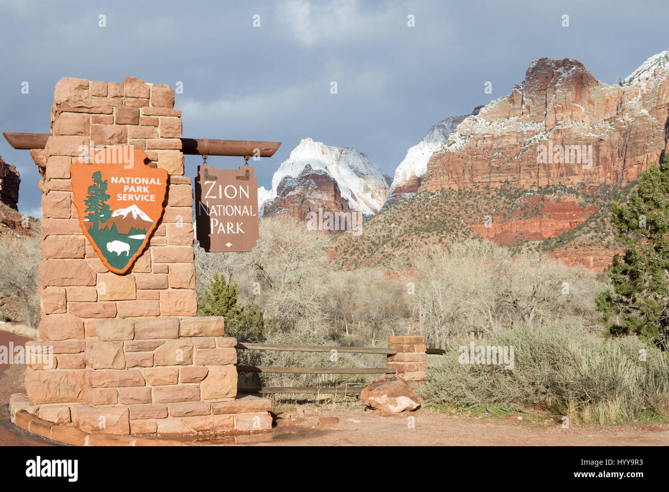 Zion national park landscape hi-res stock photography and images - Alamy