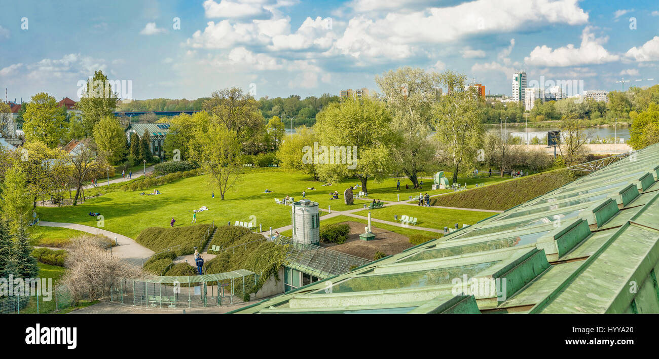 Warsaw university library rooftop hi-res stock photography and images ...