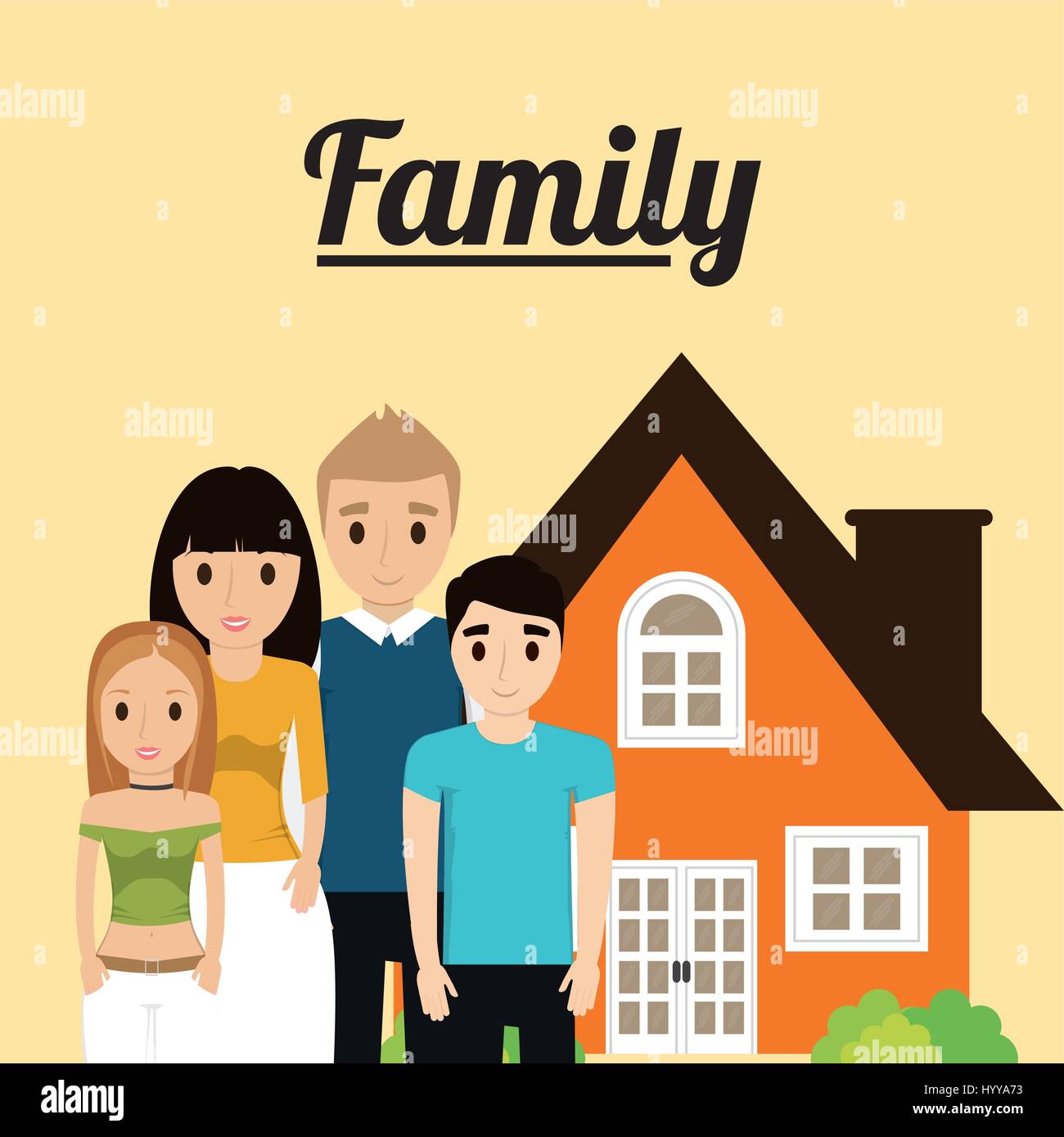 family home architecture image Stock Vector Image & Art - Alamy