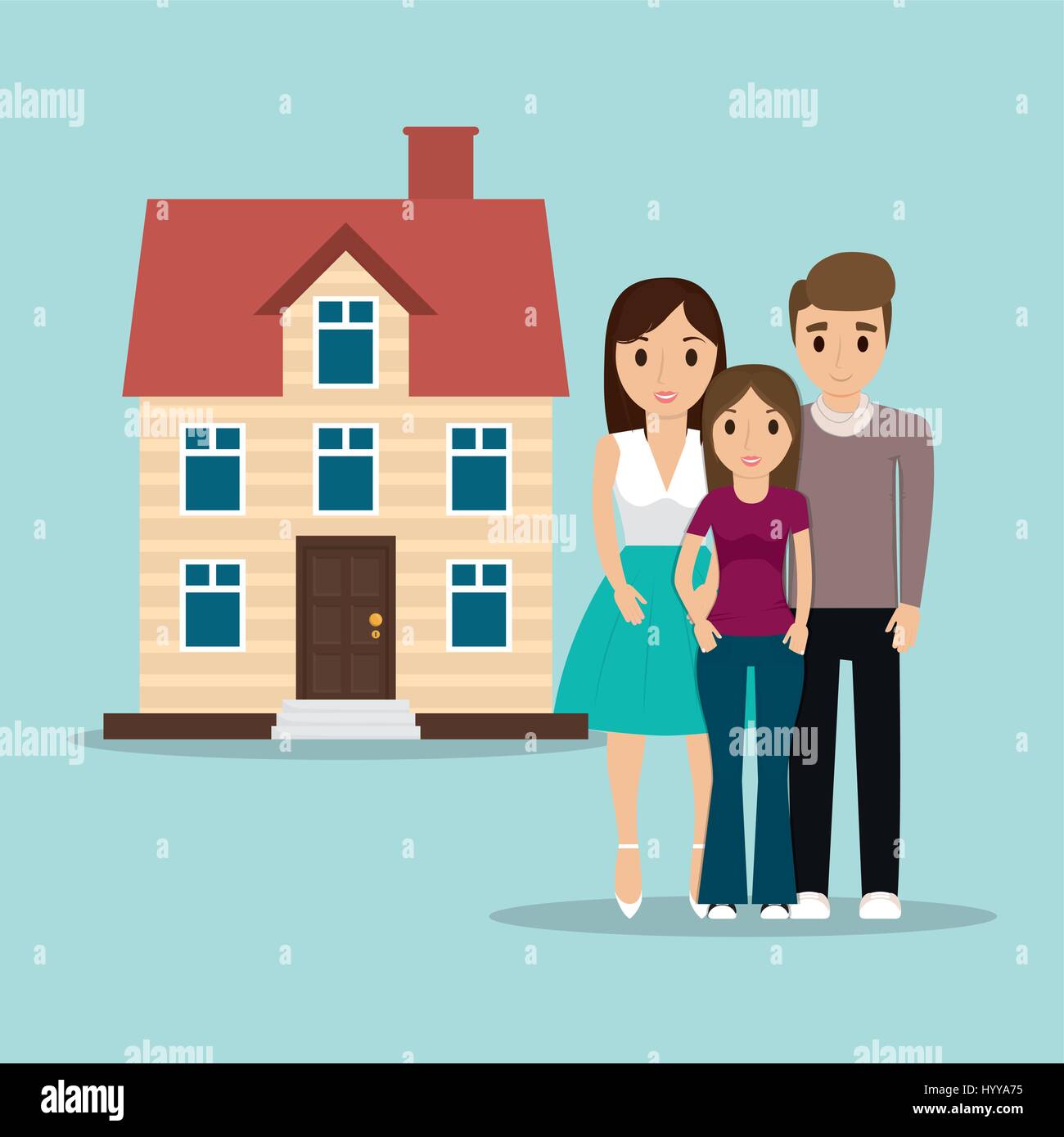family home traditional image Stock Vector Image & Art - Alamy