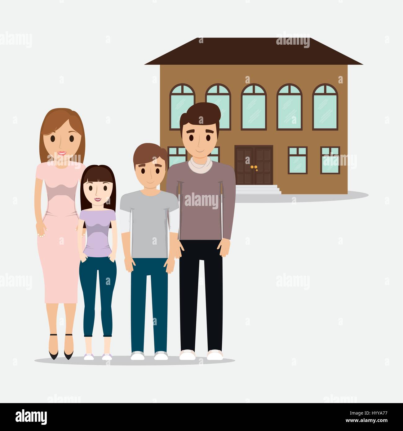 family home structure image Stock Vector Image & Art - Alamy