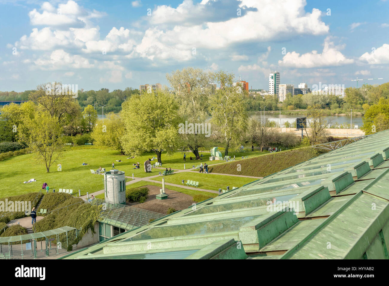 Warsaw university library rooftop hi-res stock photography and images ...