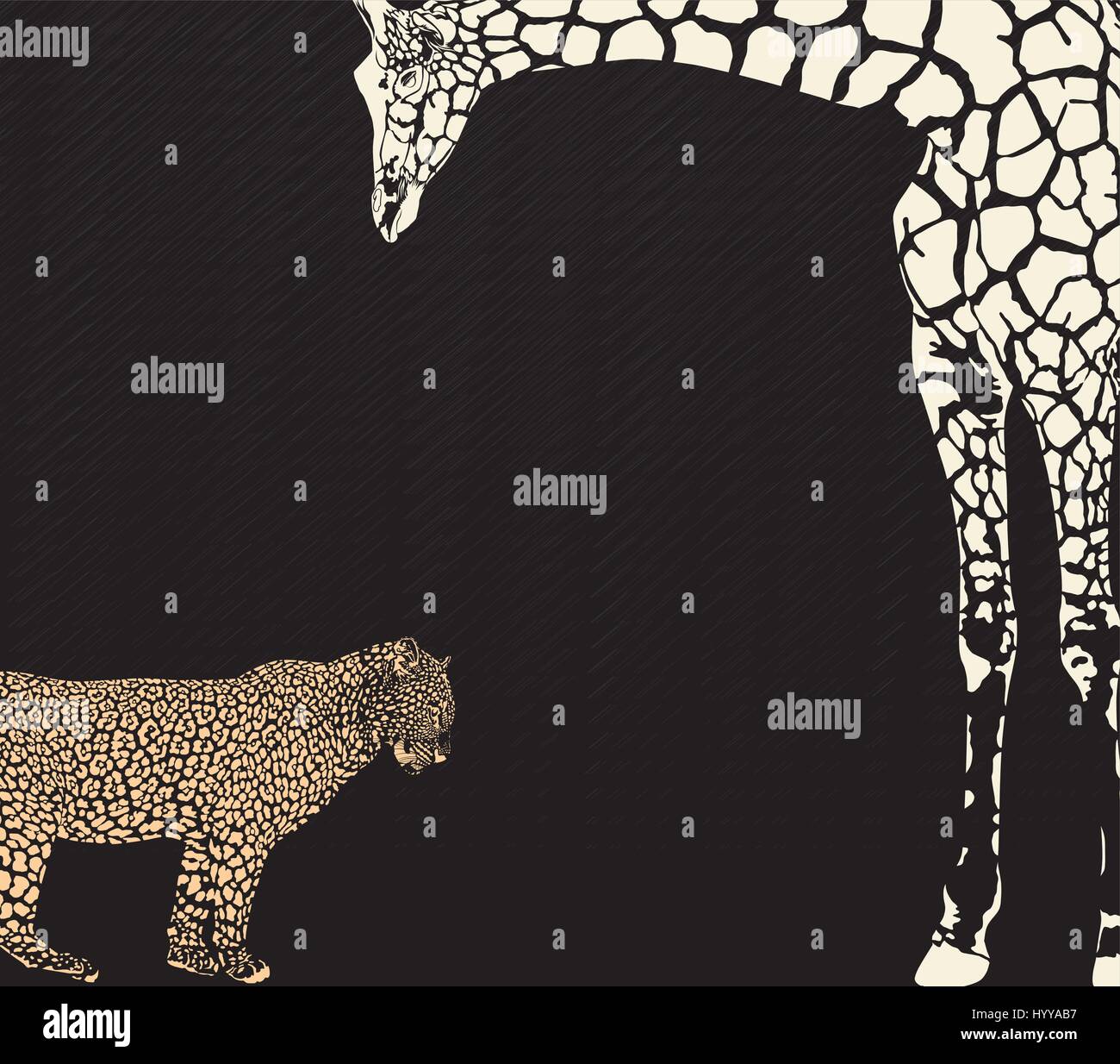 Inverse leopard and giraffe camouflage Stock Vector Image & Art - Alamy